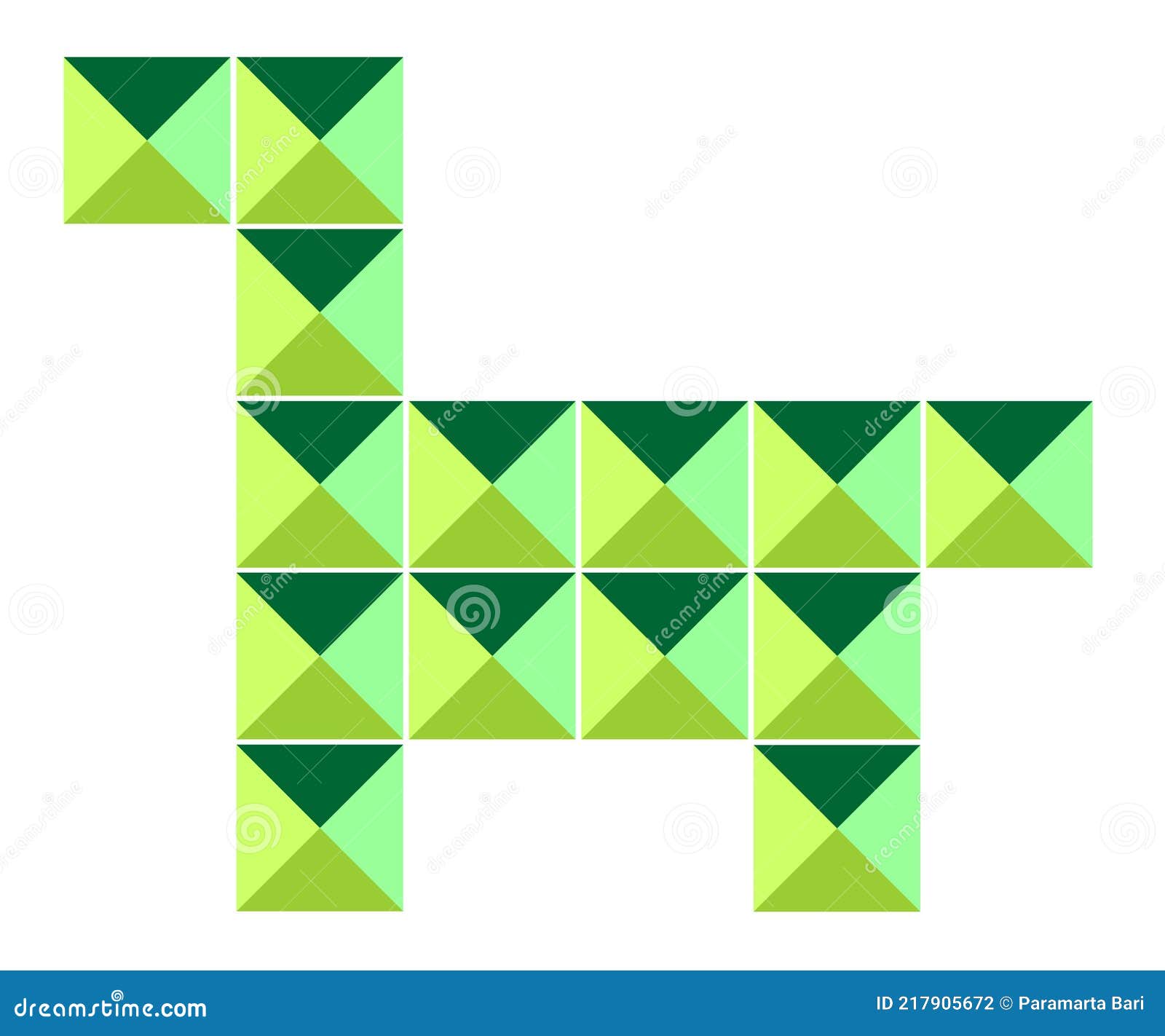 Abstract Animals with Legs and Tails are Built from an Arrangement of ...