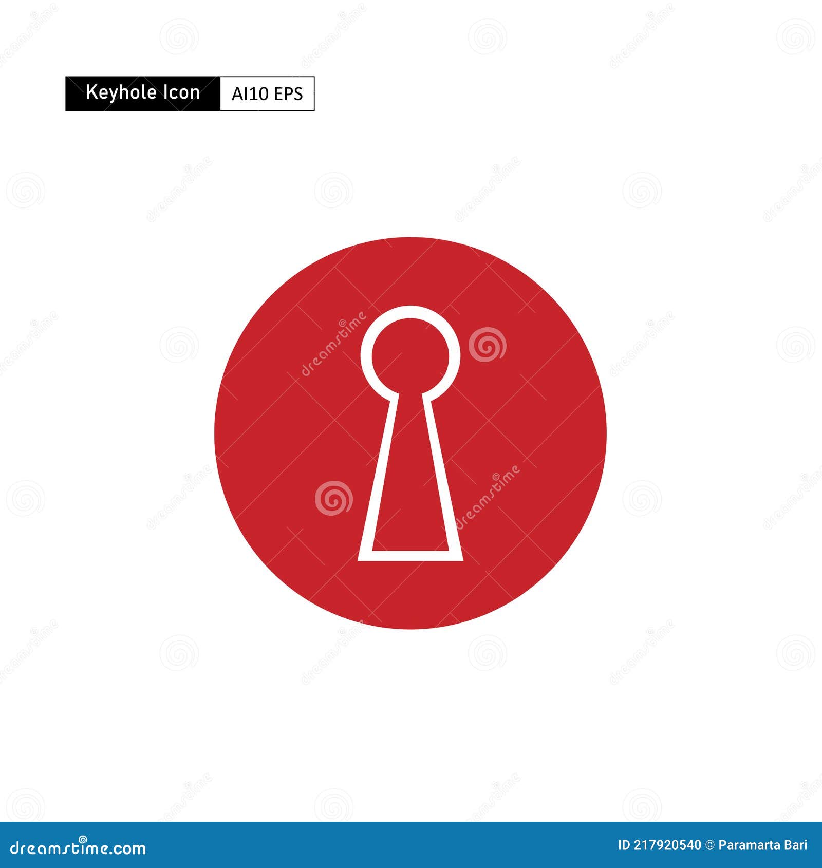 Keyhole Silhouette Black And White Icon Logo Royalty-Free Stock Image ...