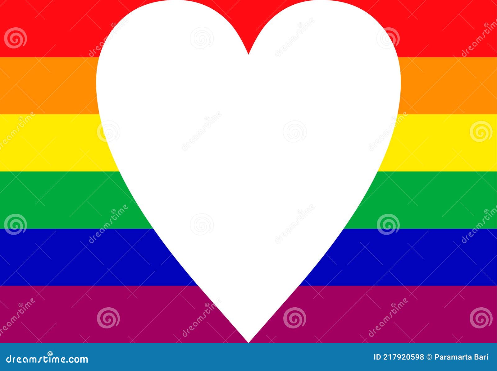 A Flag-like Rectangle with a Rainbow Color Composition that is ...