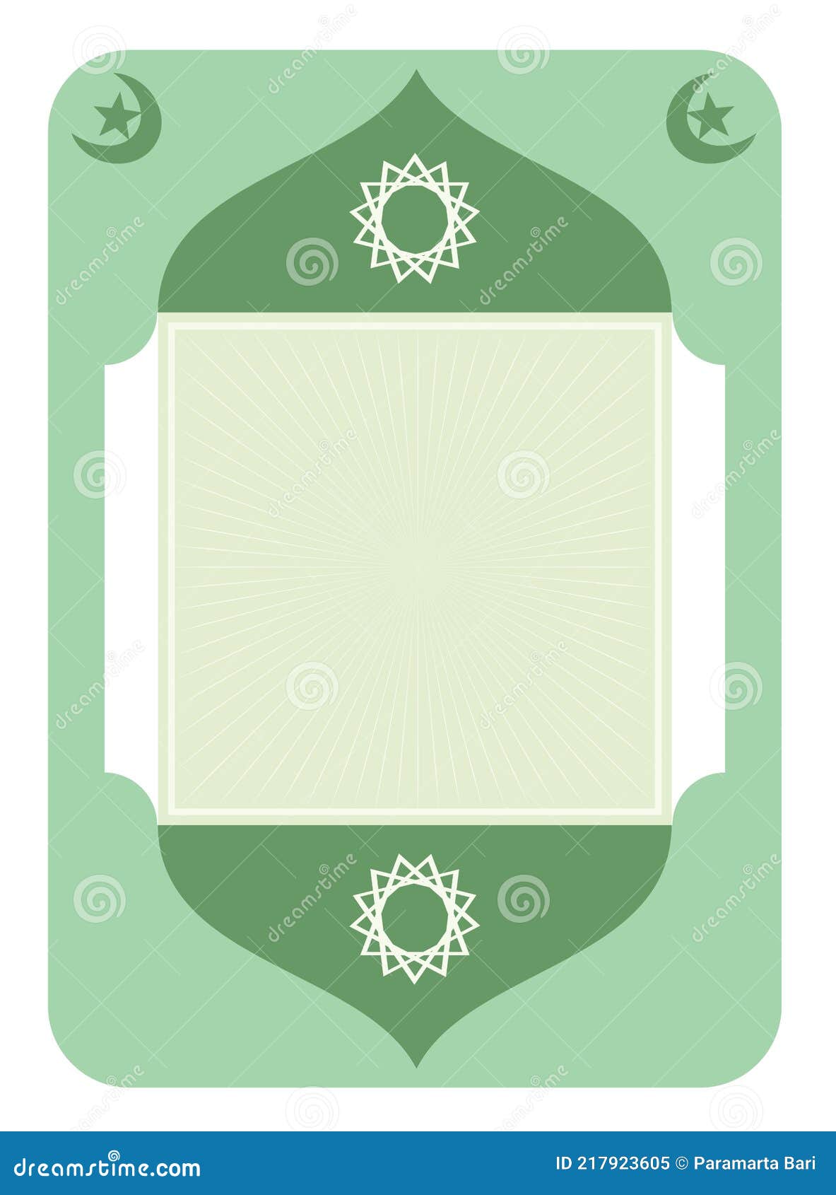 Arabic Layout Style Page Templates for the Koran Stock Vector ...
