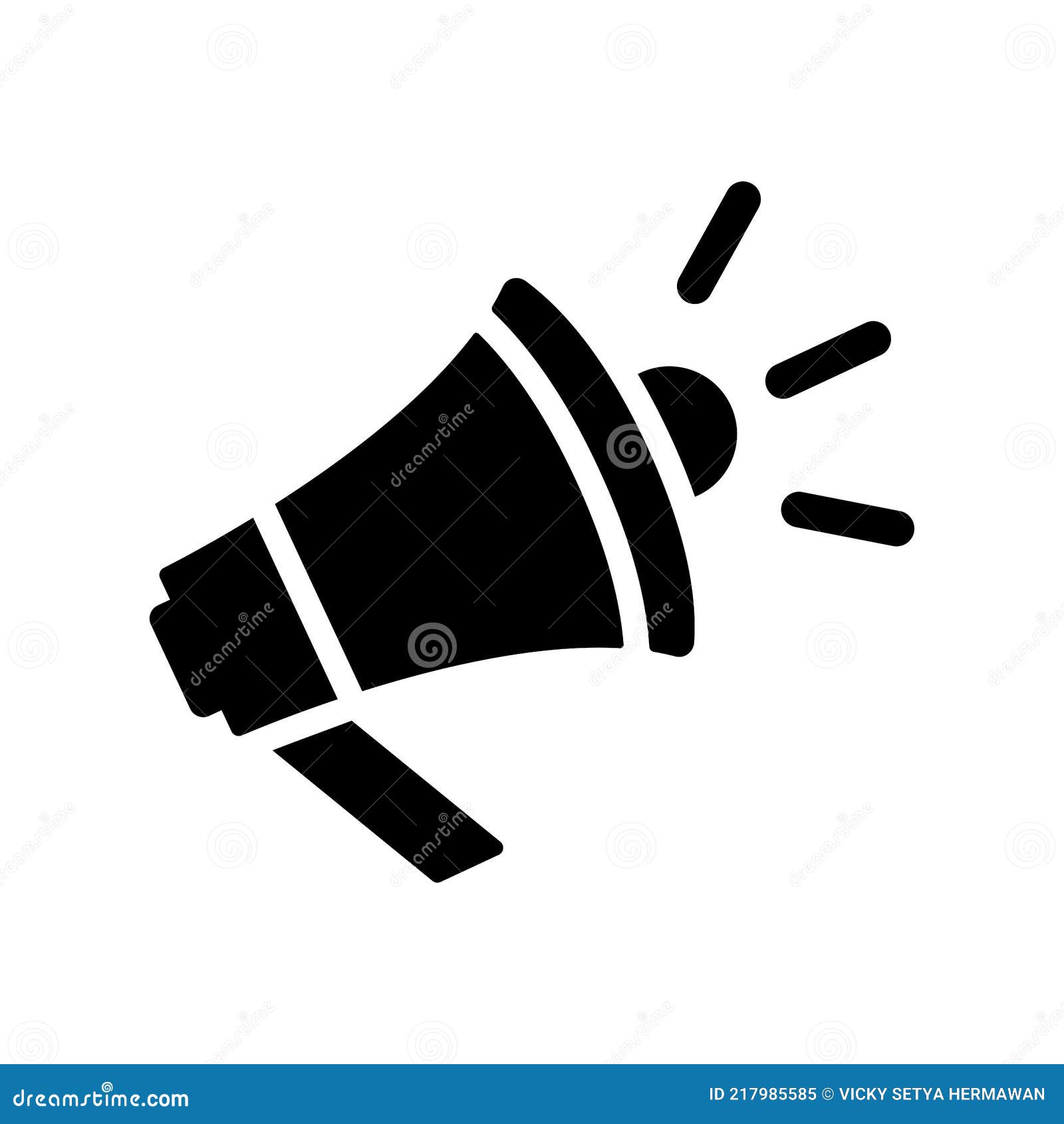 Announcement Icon Vector Female Person Profile Avatar Symbol With ...