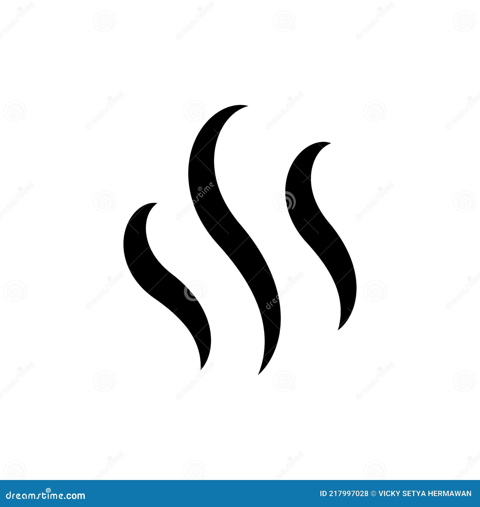 Smell Icon. Cooking Steam Or Warm Aroma Smell Mark, Steaming Vapour ...