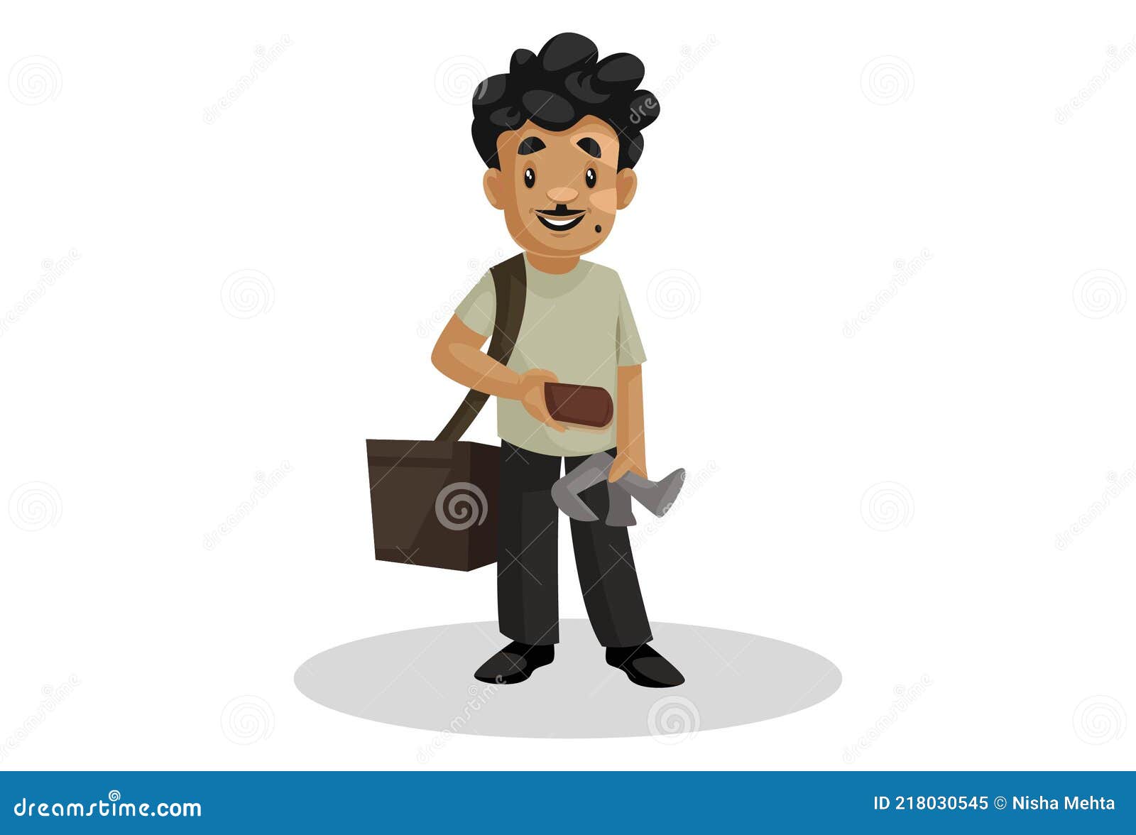 Cobbler Vector Cartoon Illustration Stock Vector - Illustration of ...