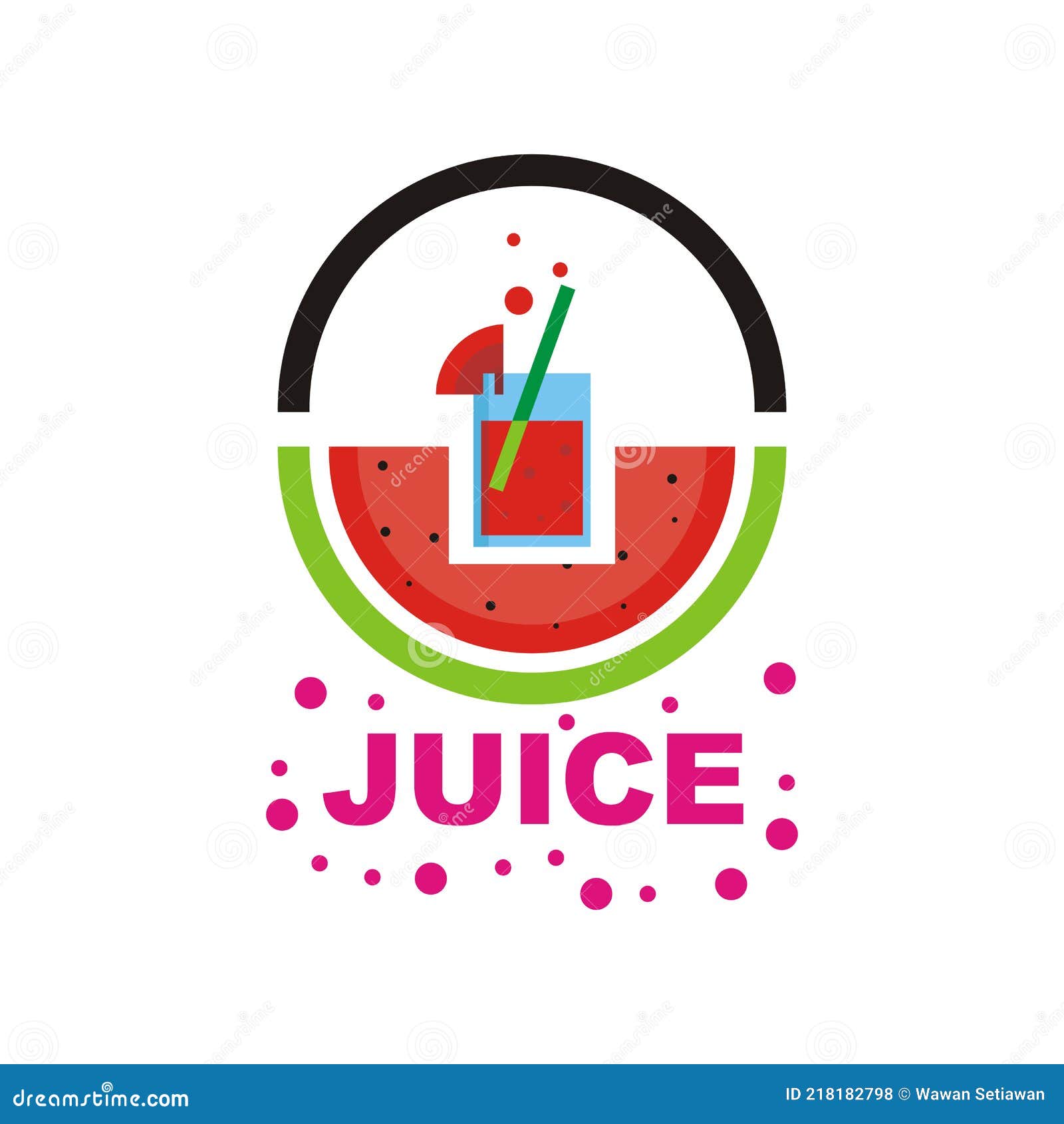Illustration Vector Graphic of Juice Design Logo Stock Vector ...