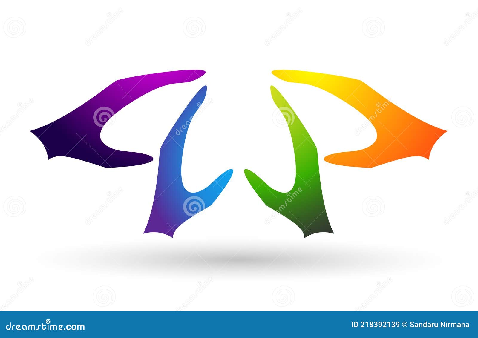 Helping Hands Care Hands Logo Icon Vector Designs on White Background ...