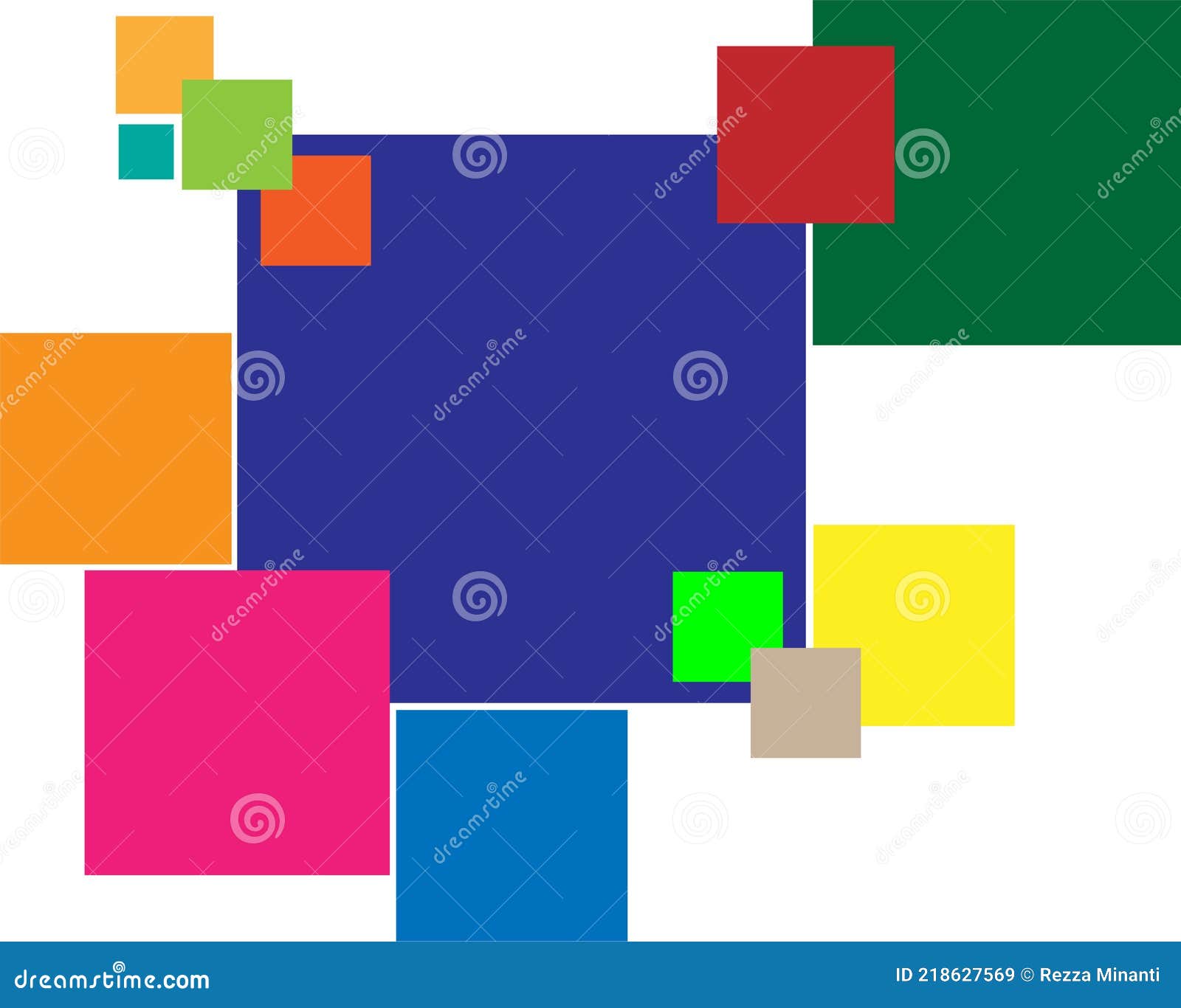 Vector of Colorful Abstract Square Stock Vector - Illustration of ...