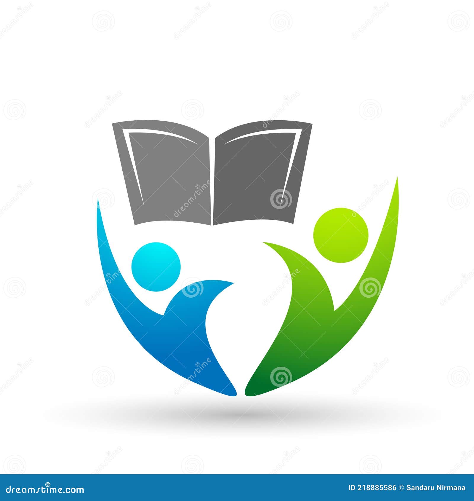 Globe Education Book Hand Students World Logo Icon Successful ...