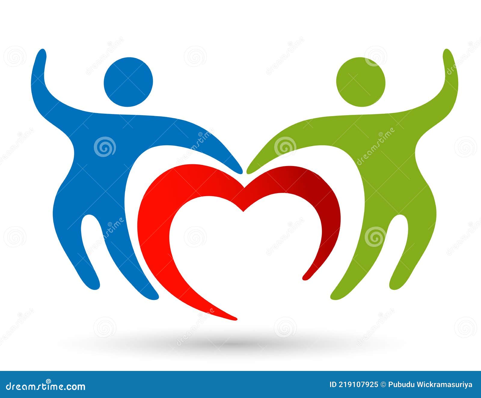 People Heart Care Medical Love Couple Partnership Loving Meeting Logo ...