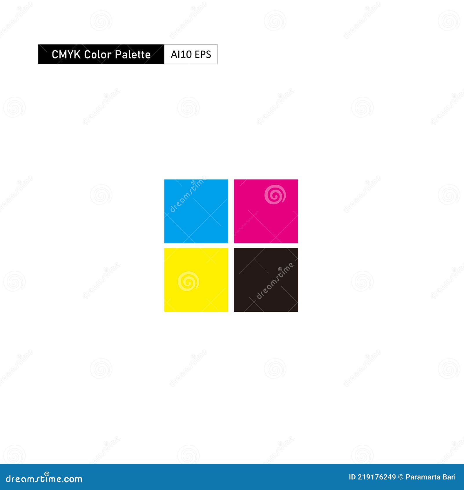 Creative Cmyk Symbol Vector Illustration | CartoonDealer.com #8380712