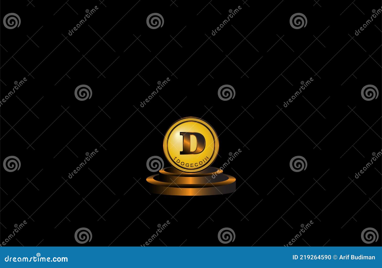 Dogecoin Sign Symbol, DOGE Cryptocurrency Means of Payment in the ...
