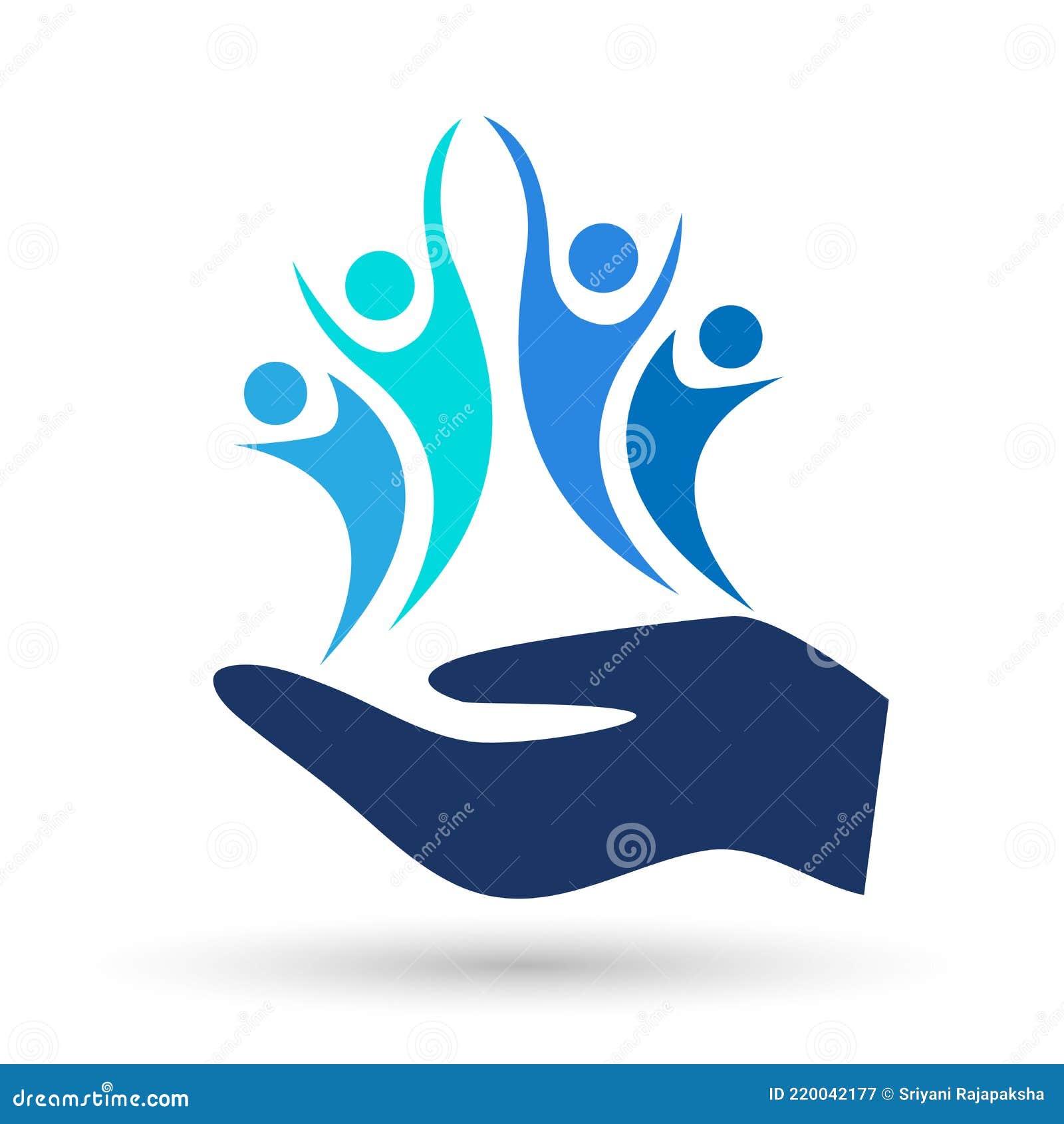 People Care Hands Holding Family Keep Human Safety Protect Life Logo ...