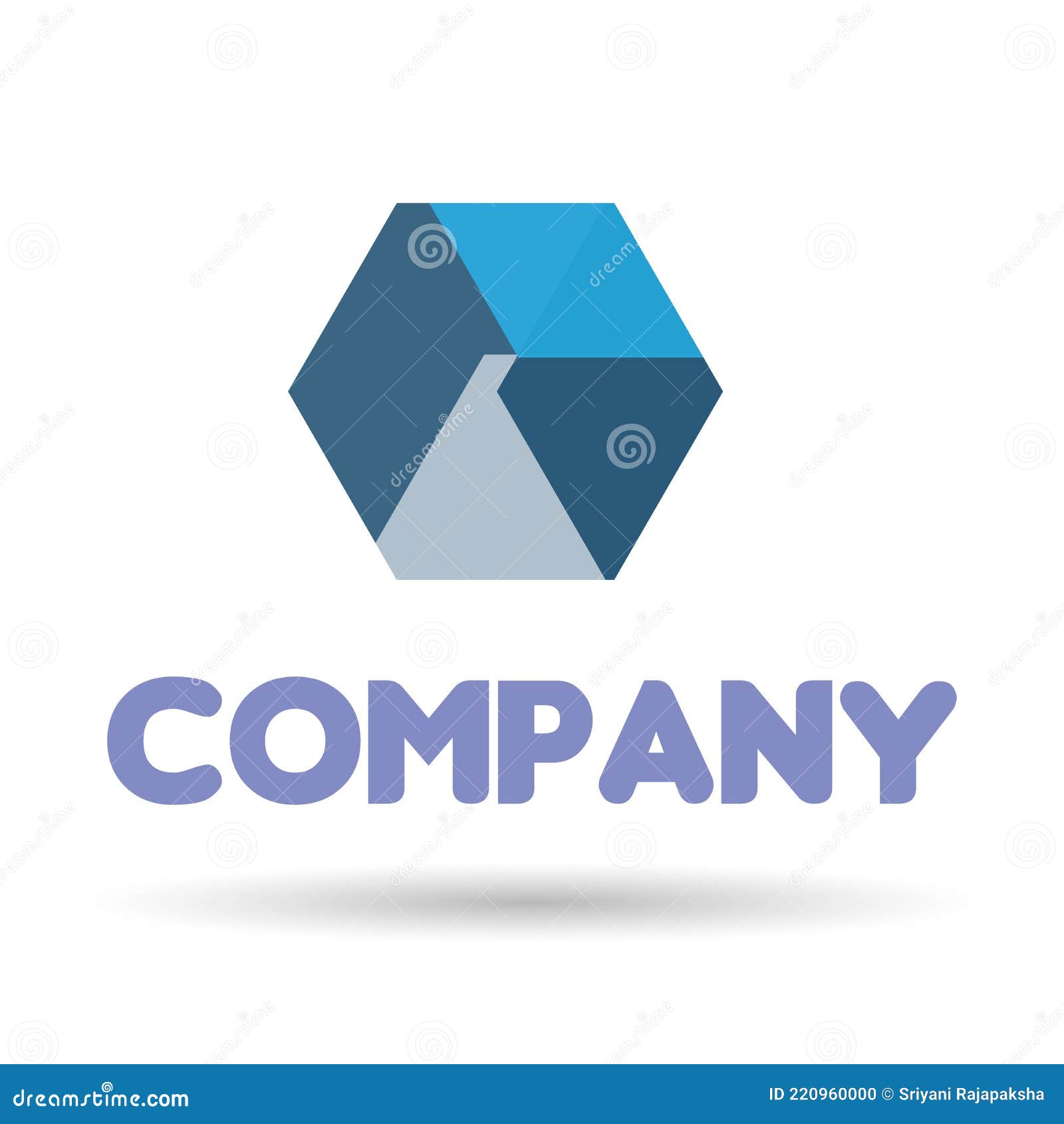 Abstract Business Hexagon Company Logo Icon Stock Vector - Illustration ...