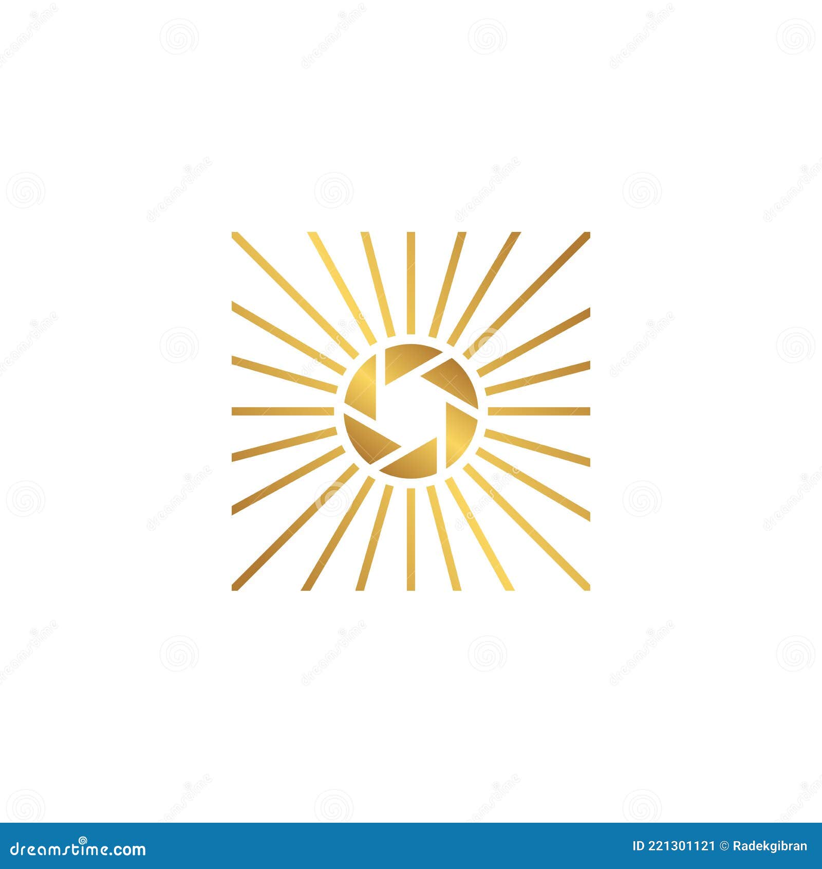 Camera, Shutter, Logo, Gold, Aperture, Elegant Gold Light Camera ...