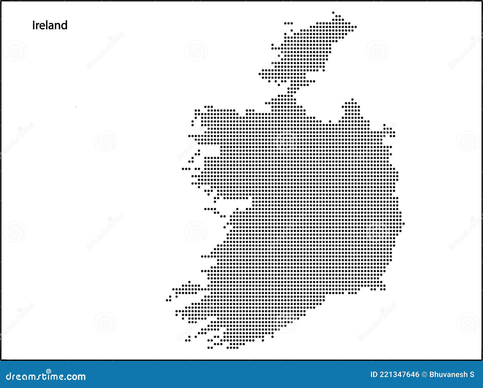 Ireland Country Map Infographics Royalty-Free Stock Image ...