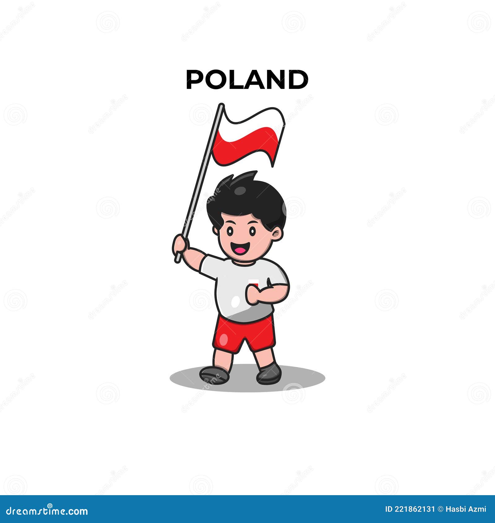 Cute Poland Map Character With Question Mark Vector Illustration ...