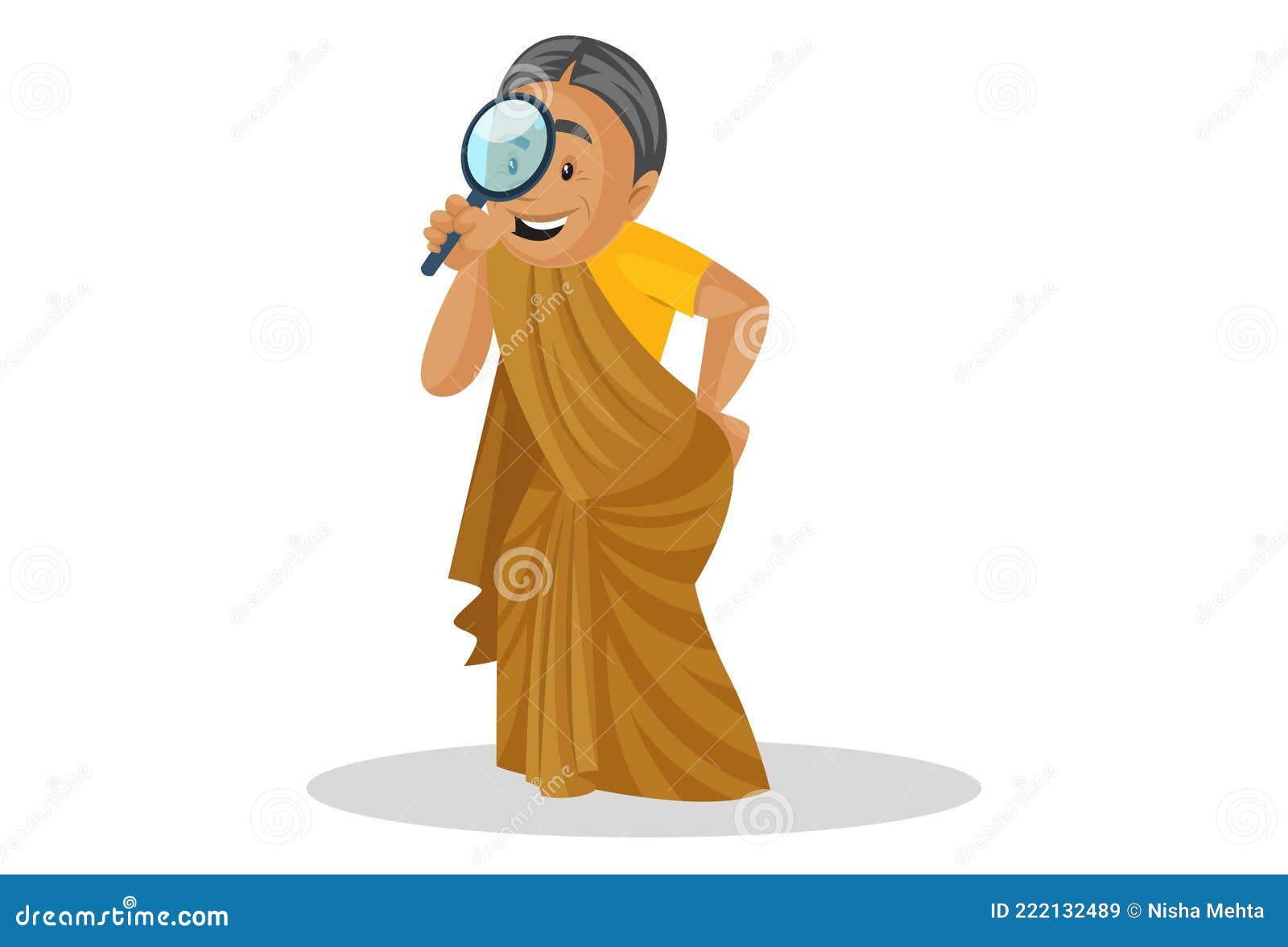 Manthra Vector Cartoon Illustration Stock Vector - Illustration of ...