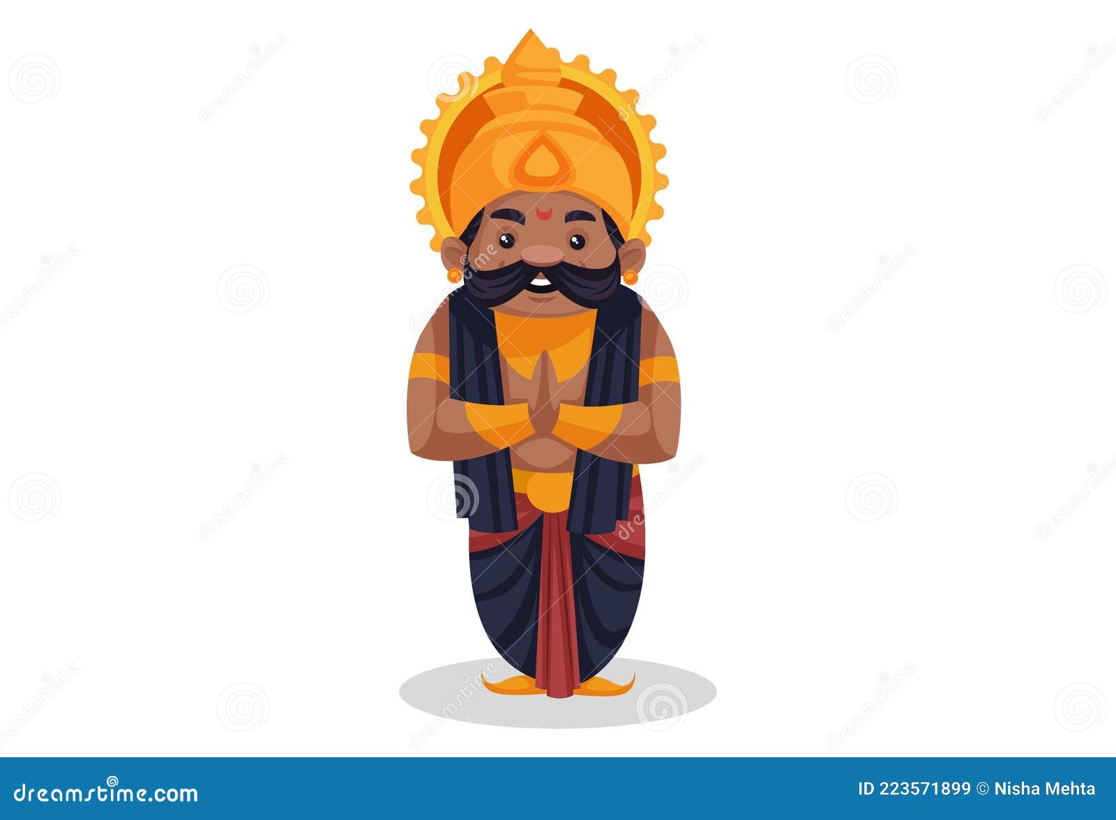Ravana Vector Cartoon Character Illustration Stock Vector ...