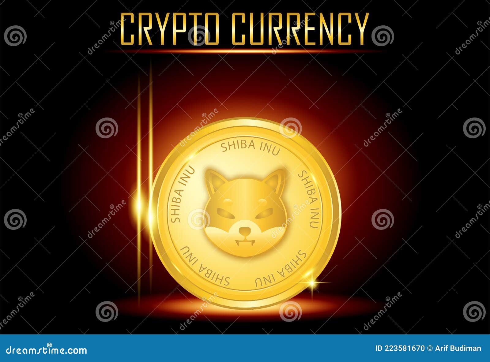 Shiba Inu Coin. SHIB Cryptocurrency Token. Digital Money. Shiba Inu ...