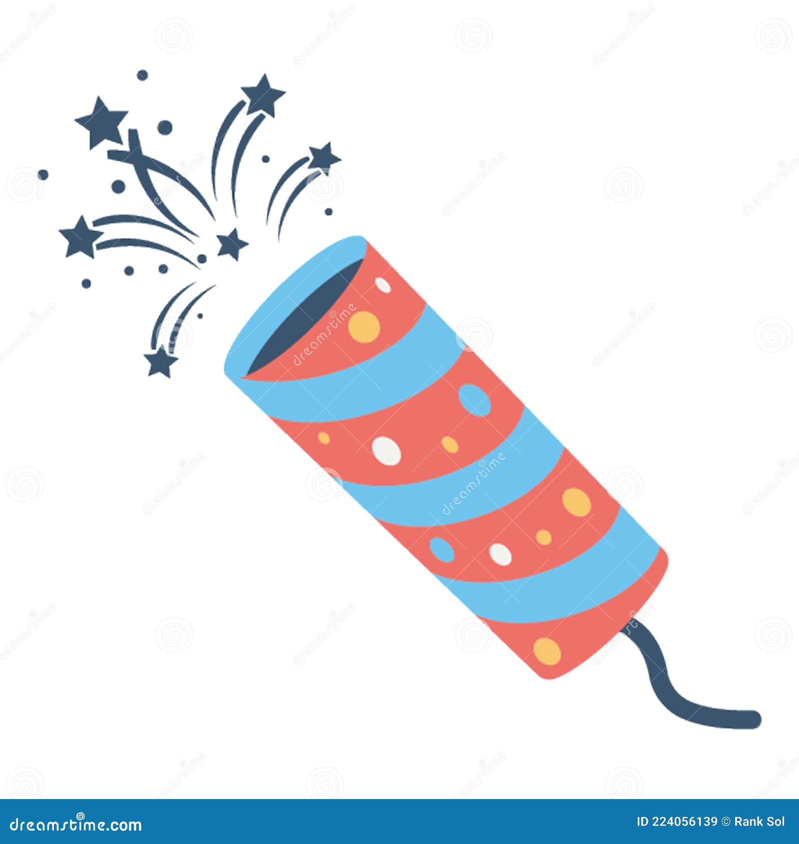 Dynamite Color Vector icon stock vector. Illustration of dynamite ...