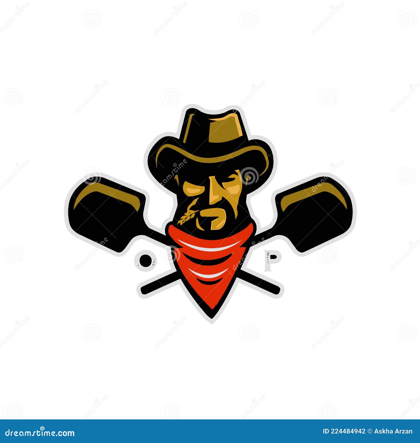 Texan People Logo Design Vector Stock Vector - Illustration of glasses ...