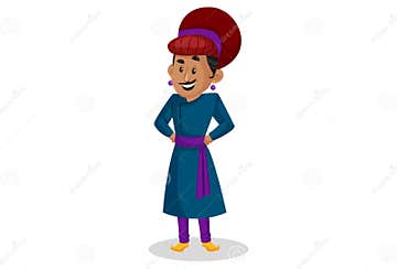 Birbal Vector Cartoon Illustration Stock Vector - Illustration of ...