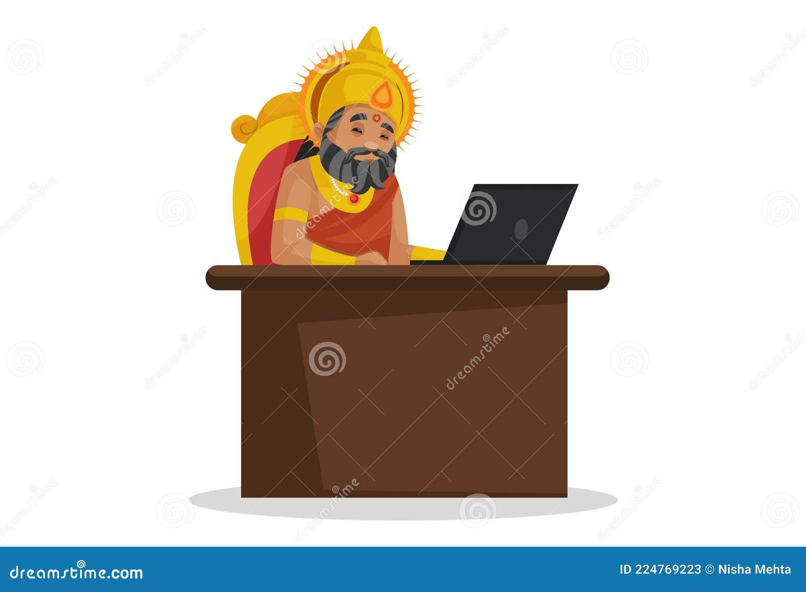 Computer Guru Cartoon