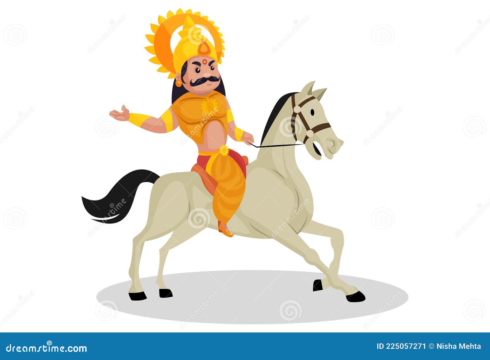 Vector Graphic Illustration of Karan Stock Vector - Illustration of ...