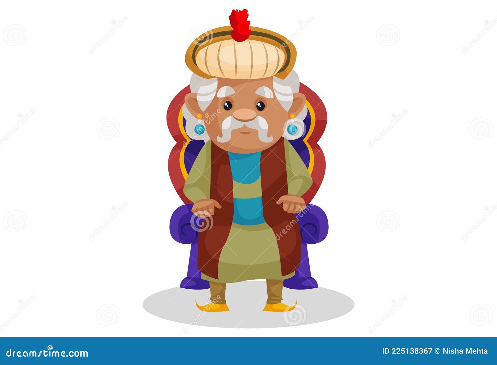 King Akbar Of Mughal Dynasty Stock Photography | CartoonDealer.com ...