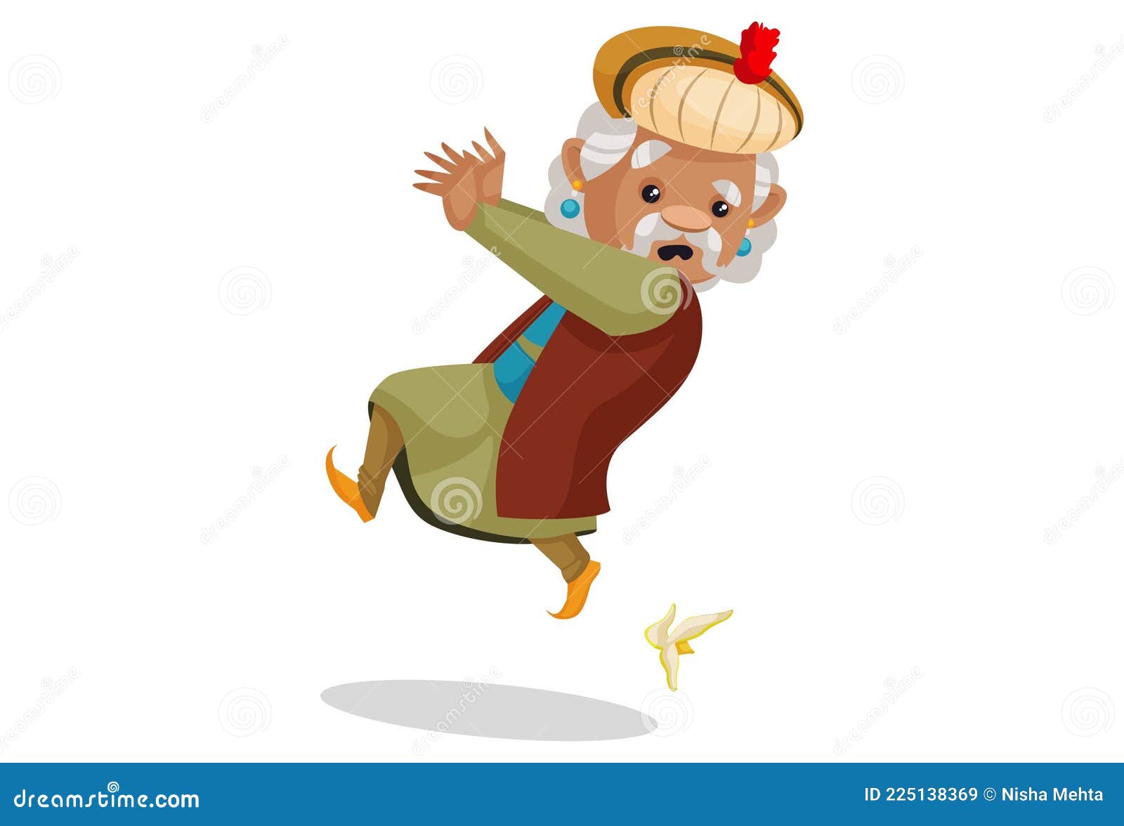 Vector Graphic Illustration of King Akbar Stock Vector - Illustration ...