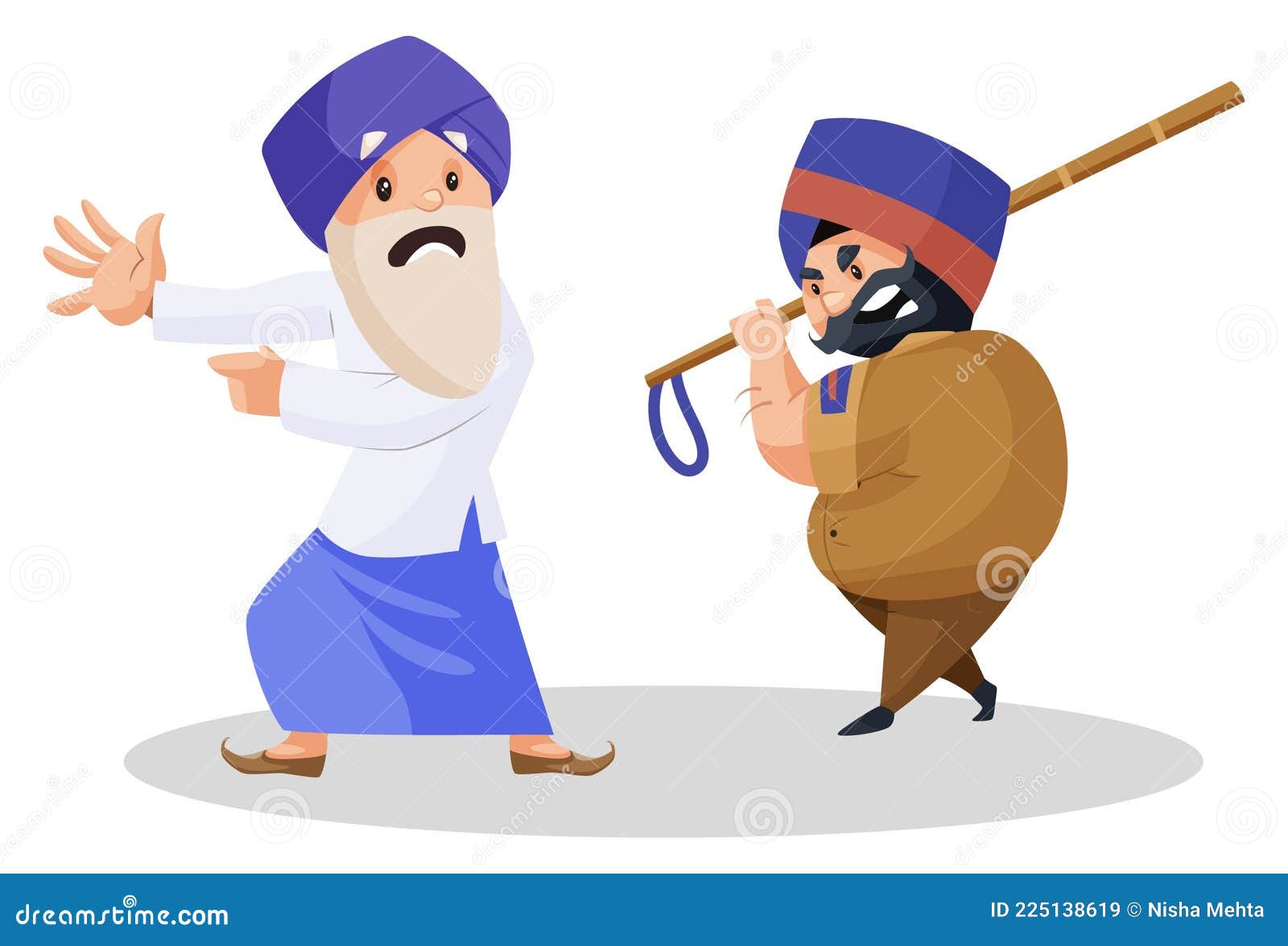 Vector Graphic Illustration of Farmer Protest Stock Vector ...