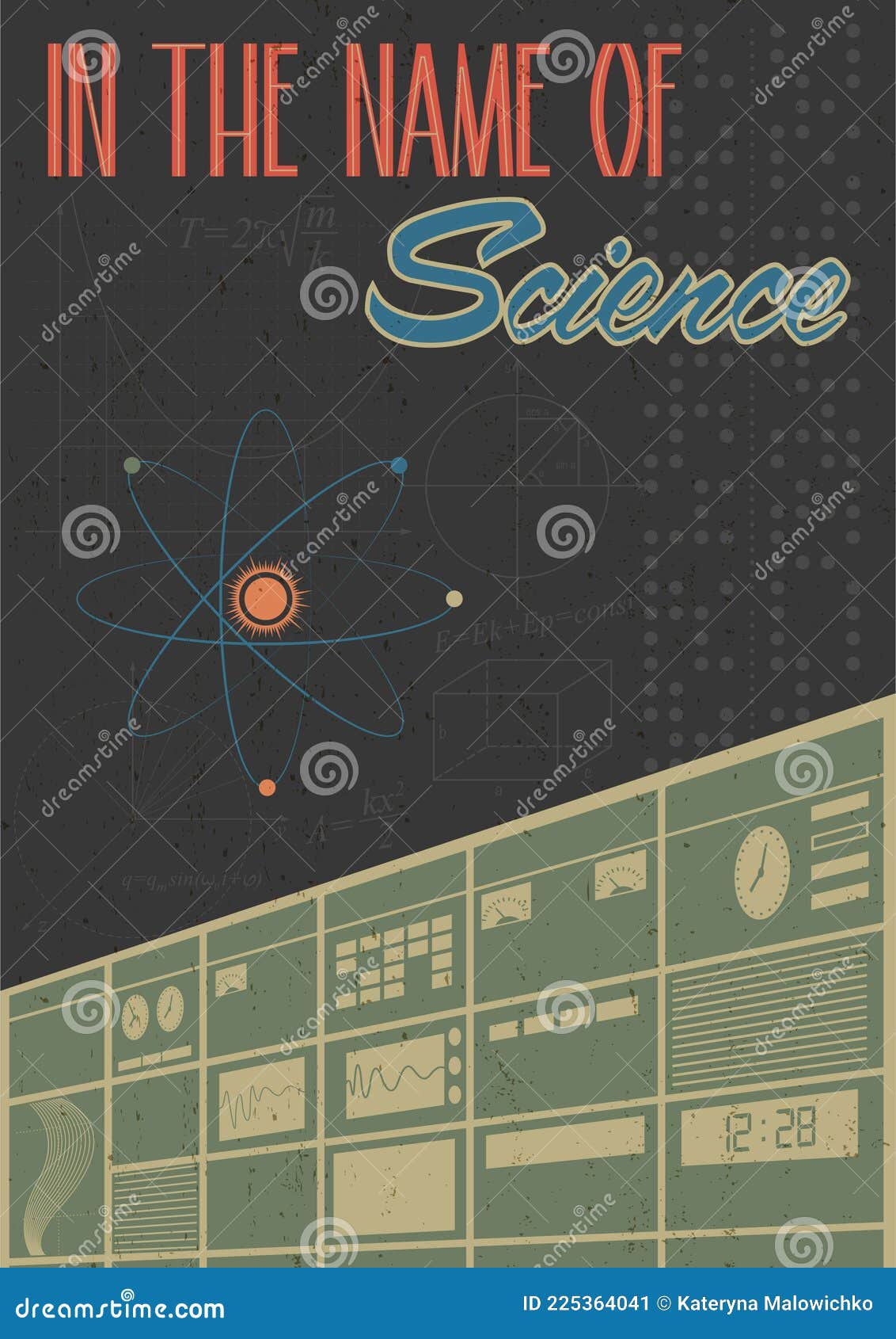 In the Name of Science stock illustration. Illustration of drawing ...