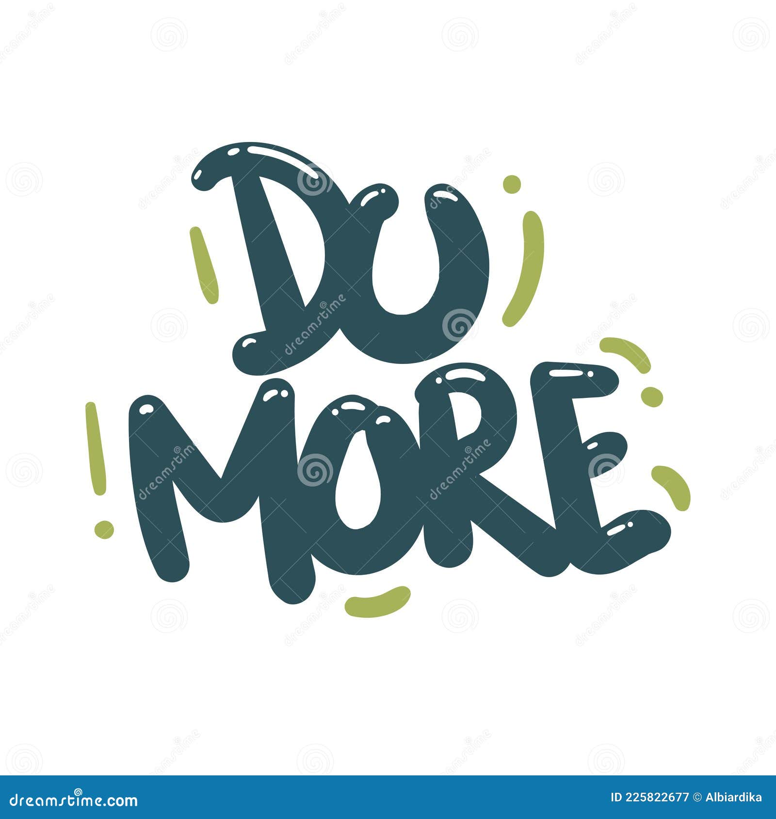 Do More Quote Text Typography Design Vector Illustration Stock Vector ...