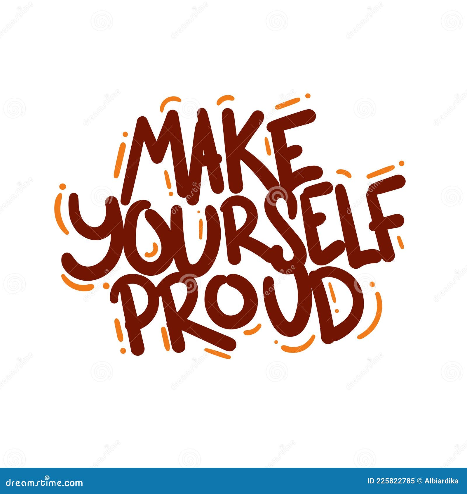 Be Proud Of Who You Are. Quote With Rainbow Banner, A Woman With ...