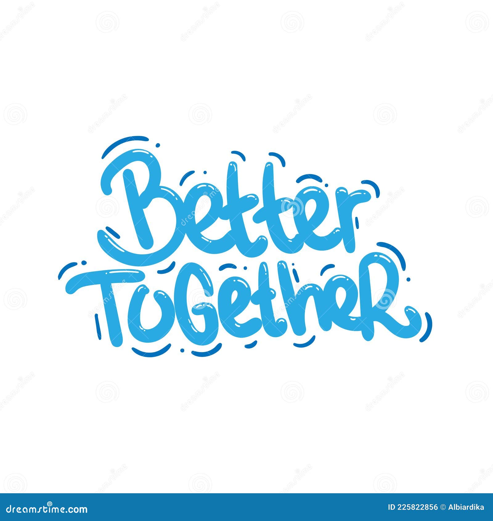 Better Together Quote Text Typography Design Vector Illustration Stock ...