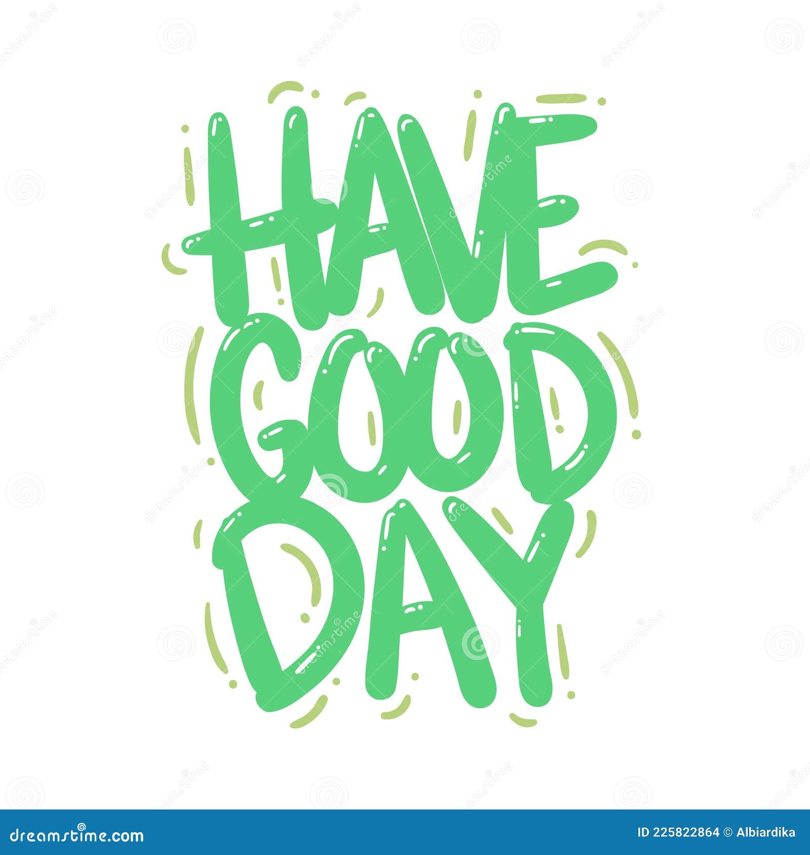Have A Good Day Neon Lettering On Brick Wall Background. Vector ...