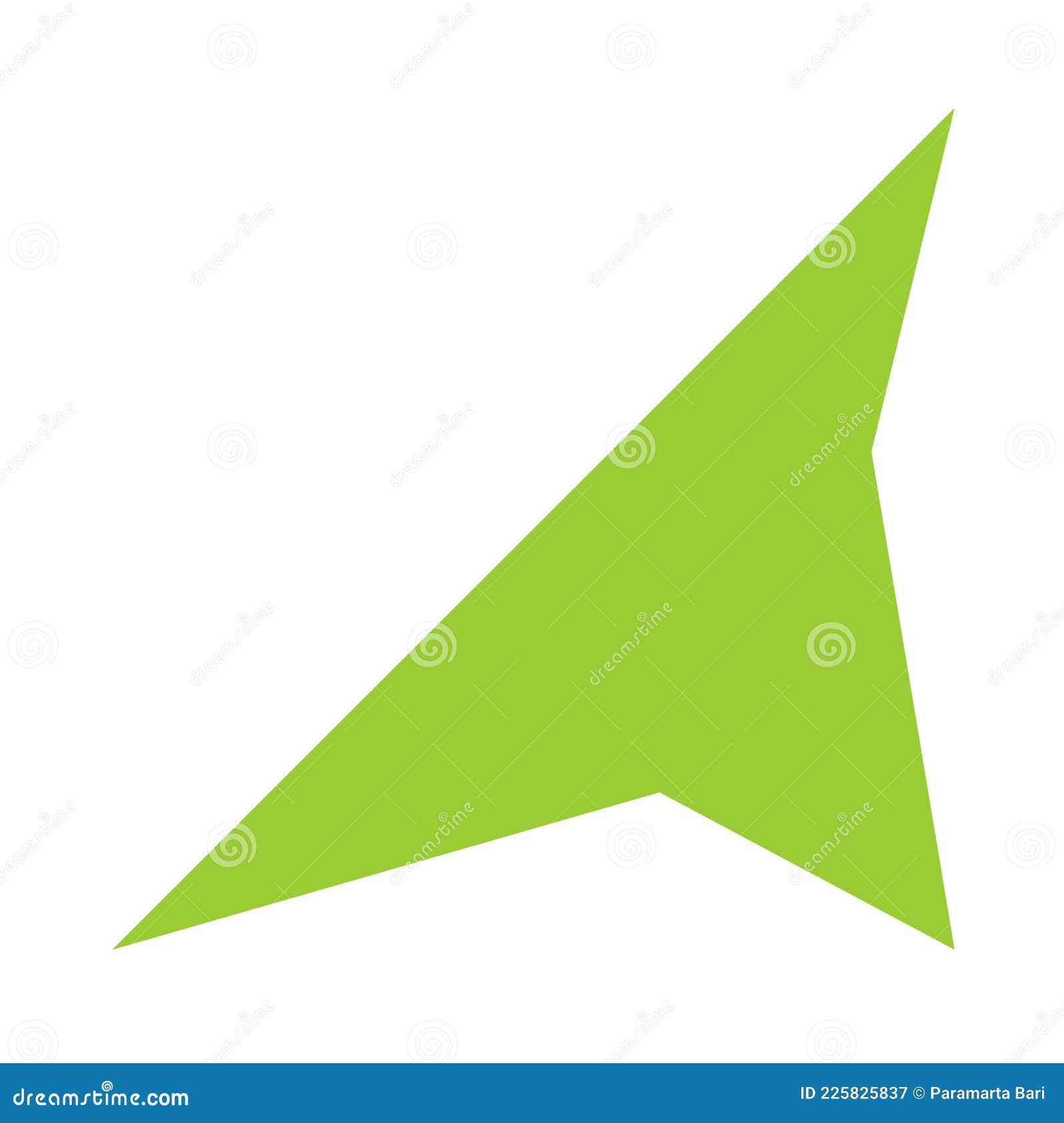 The Green Arrow, Company Logo that Has a Vision of Moving Forward, Fast ...