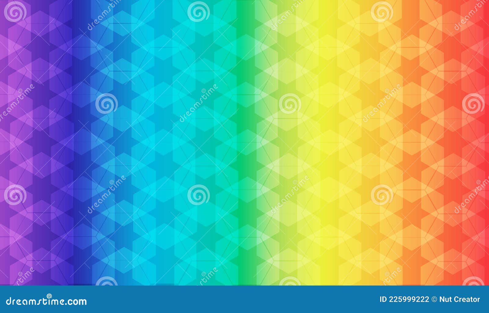 Abstract Pattern Background in Rainbow Background Tone Stock Vector ...