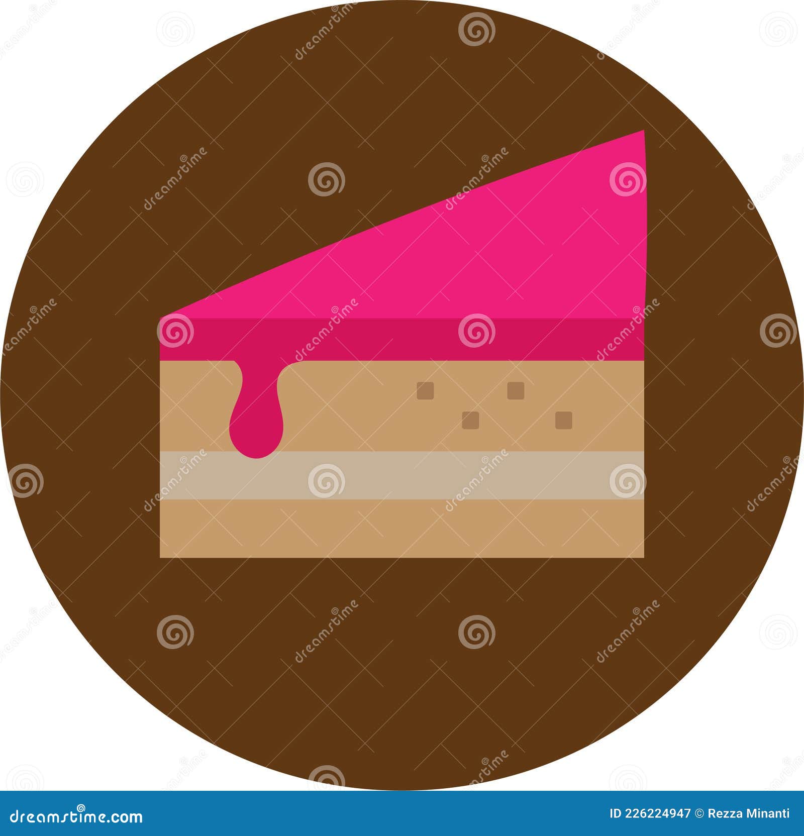 Vector of layer cake stock vector. Illustration of presentation - 226224947