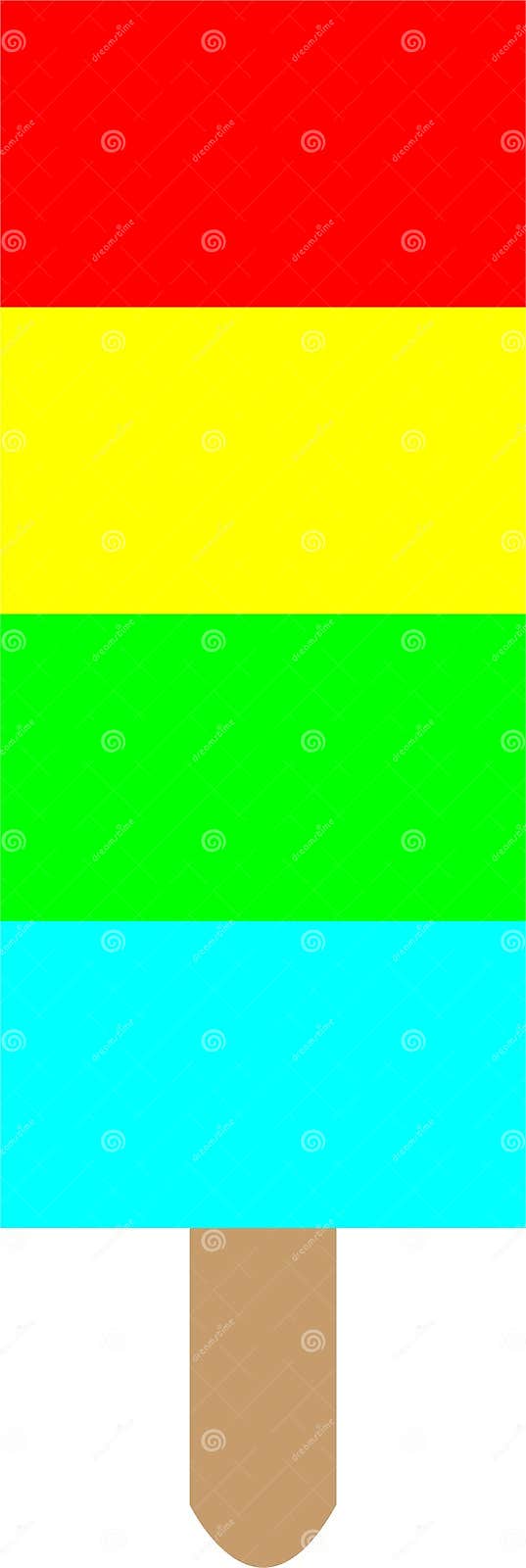 Vector of Four Flavored Ice Sticks Stock Vector - Illustration of brand ...