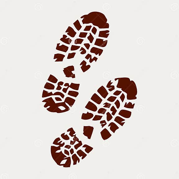 Basic RGB footsteps stock vector. Illustration of suitable - 227078403