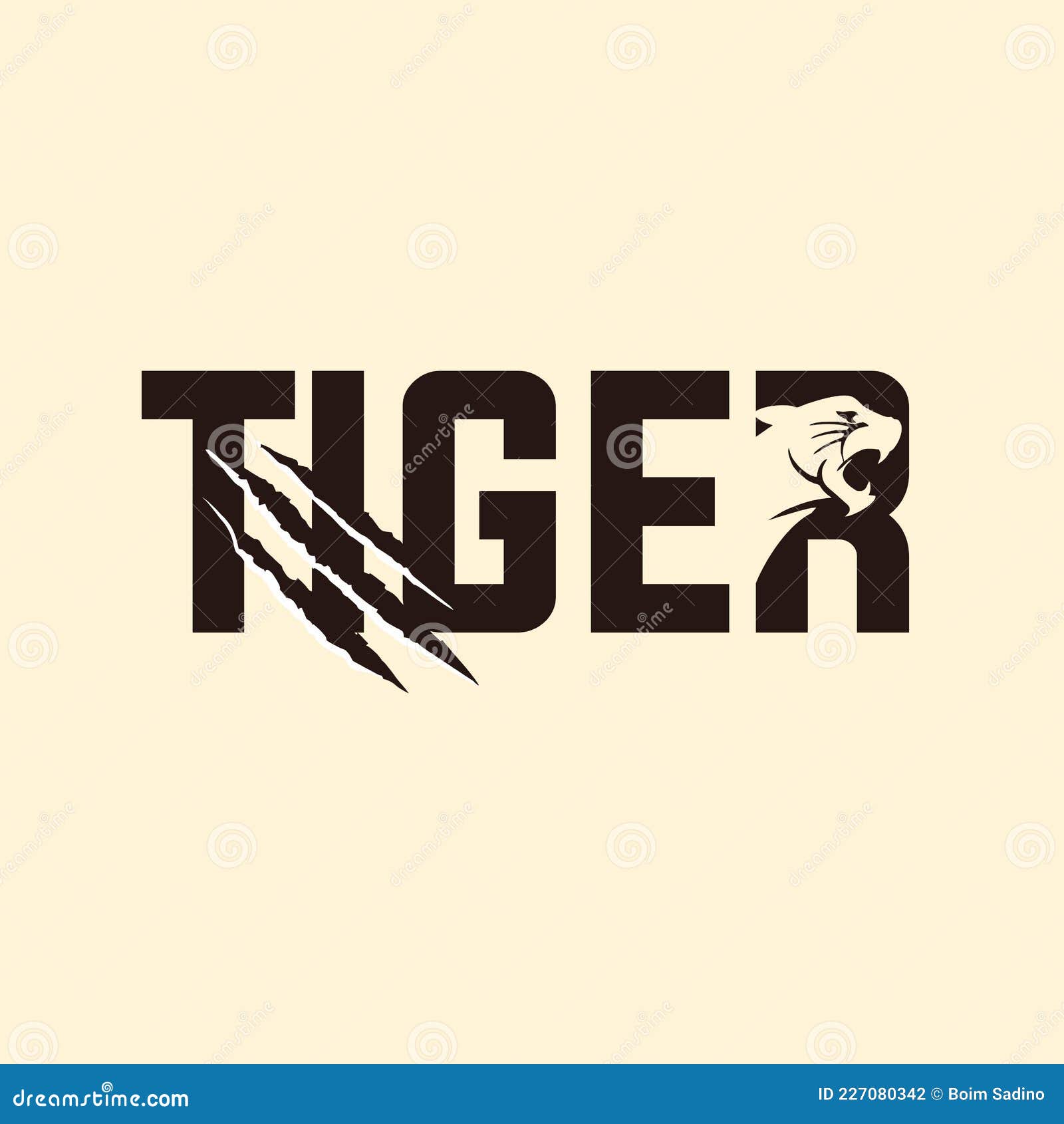 Basic RGB TIGER logo stock vector. Illustration of presentation - 227080342