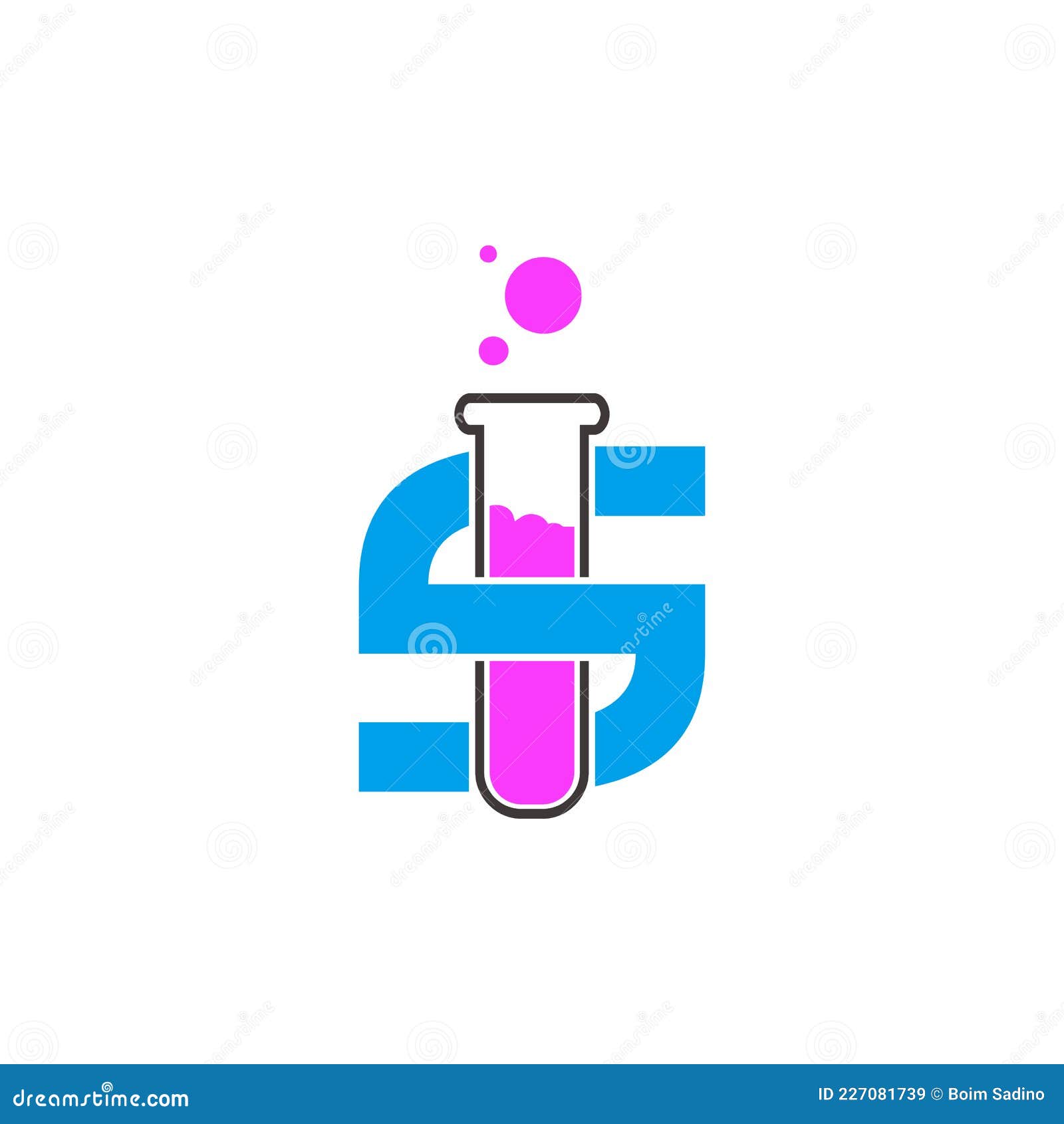 Letter s labs logo stock vector. Illustration of timeless - 227081739