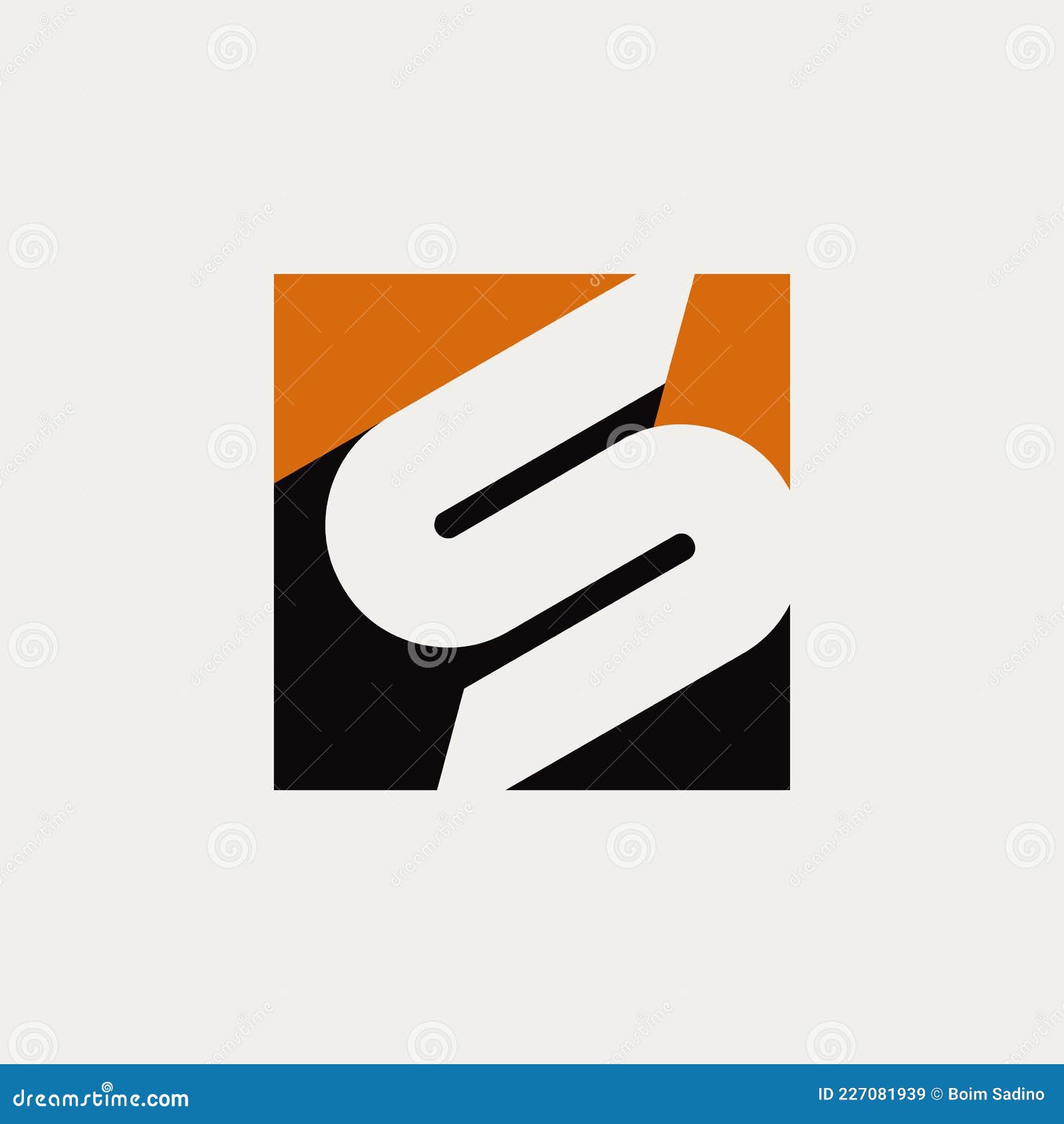 Basic RGB letter S logo stock vector. Illustration of sign - 227081939