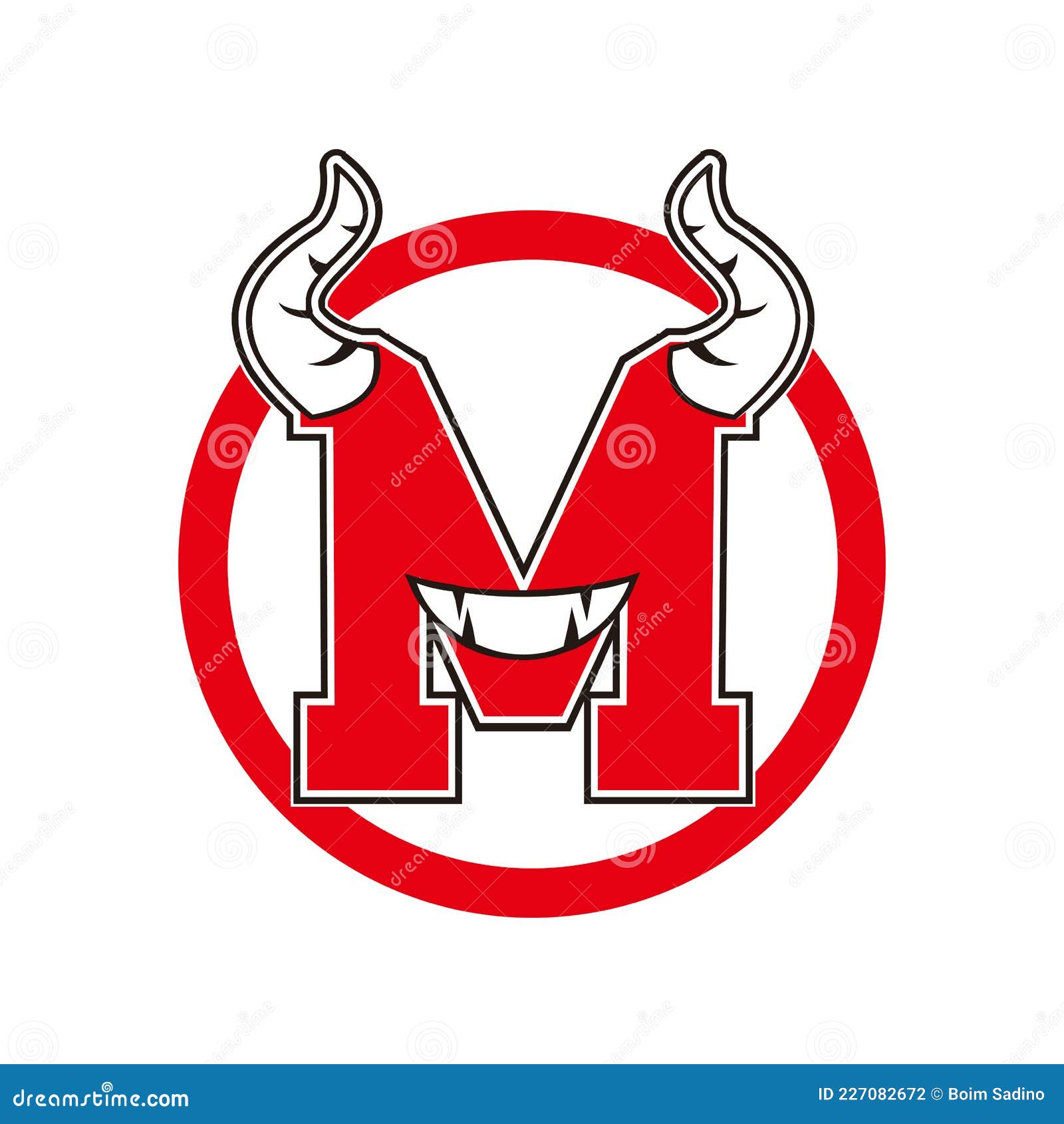 Basic RGB m logo stock vector. Illustration of brand - 227082672