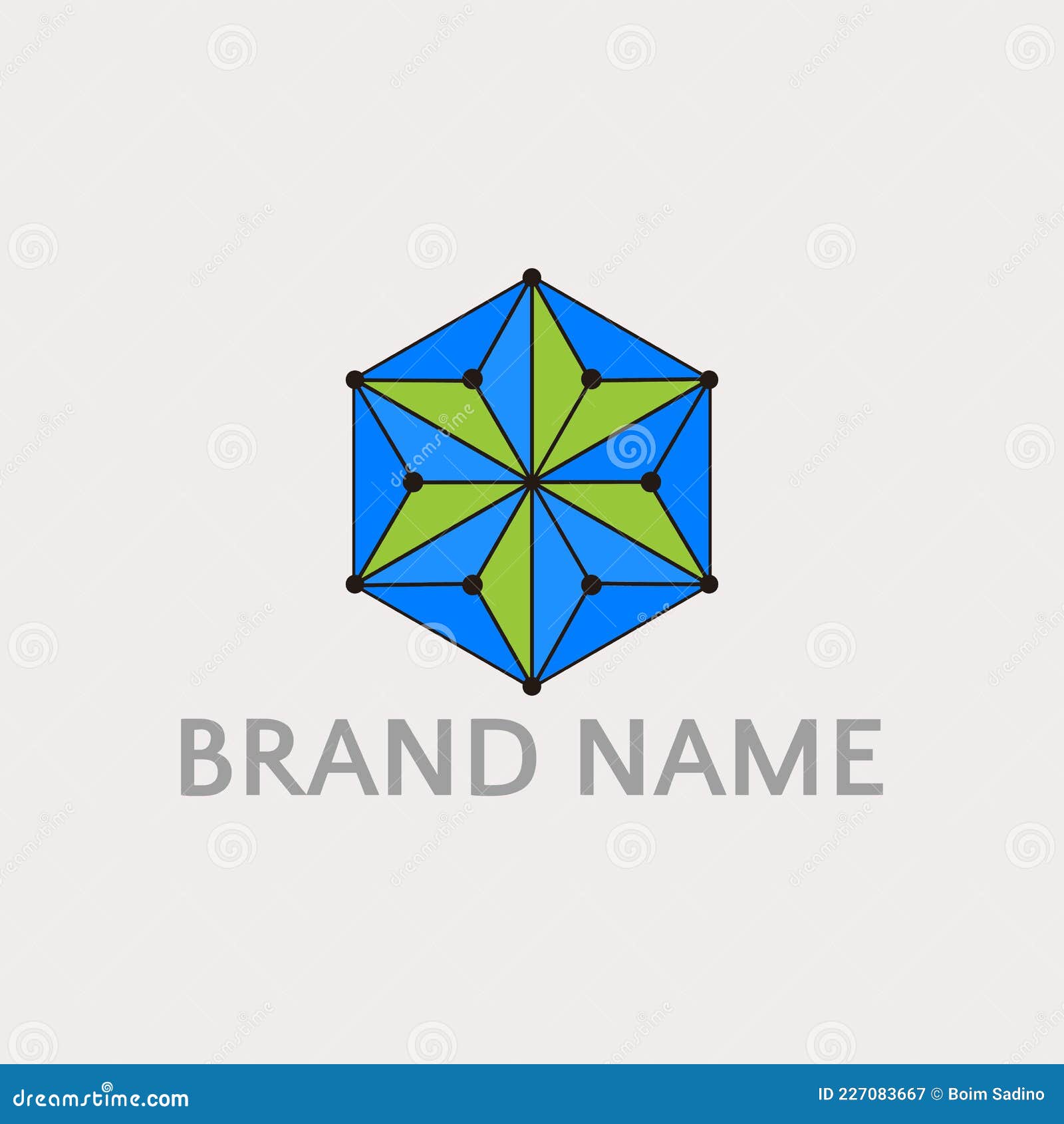 Basic RGB star blue stock vector. Illustration of symmetry - 227083667