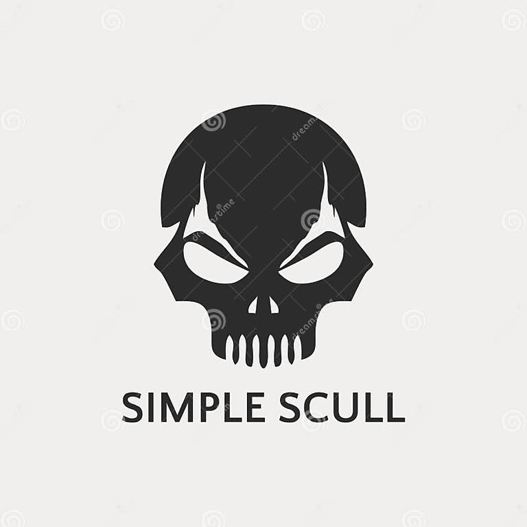 Basic RGB skull logo stock vector. Illustration of logo - 227083877