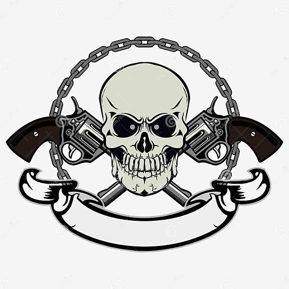 Basic RGB skull logo stock vector. Illustration of organ - 227083950