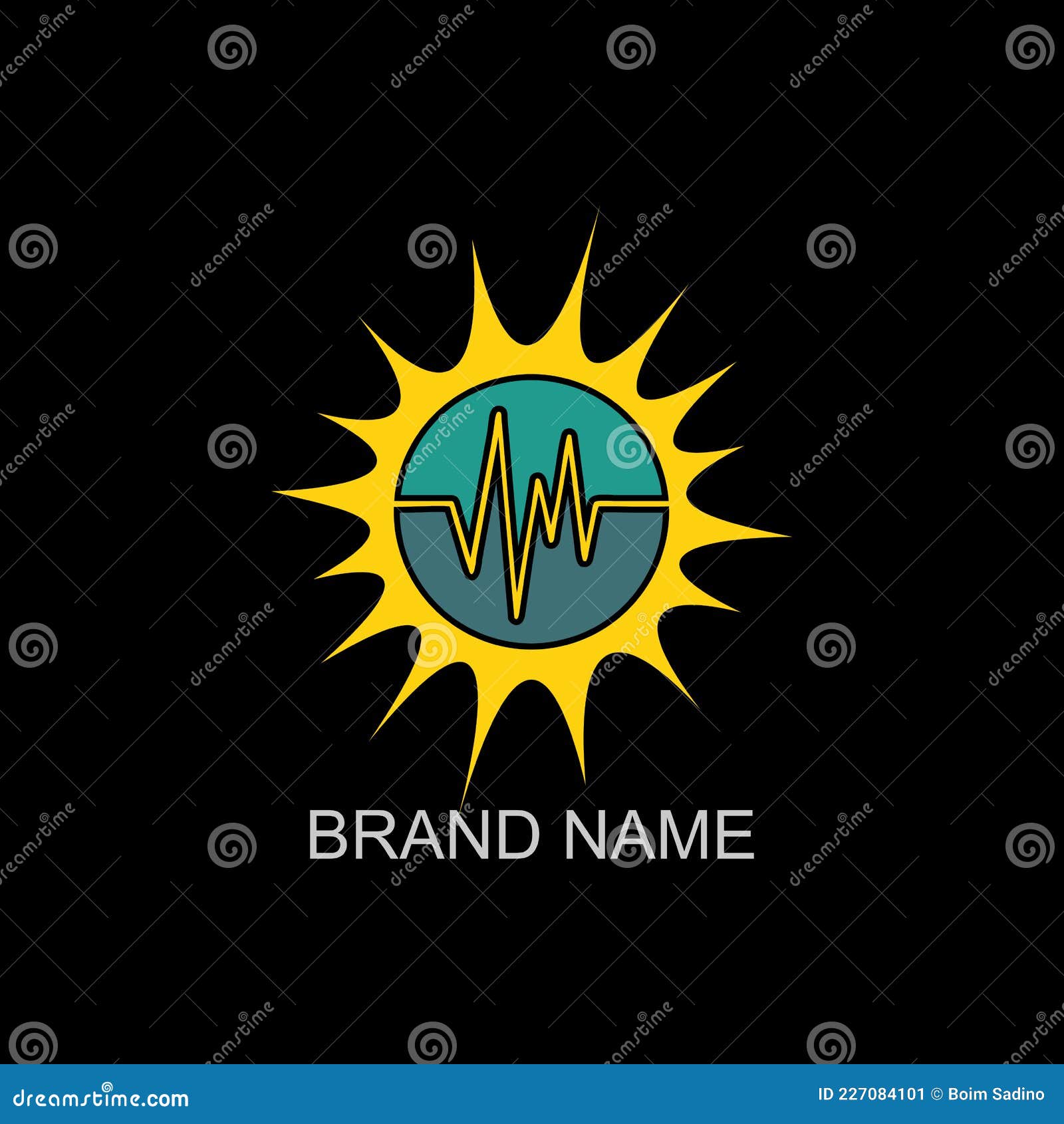 Basic RGB sun medicine stock vector. Illustration of brand - 227084101