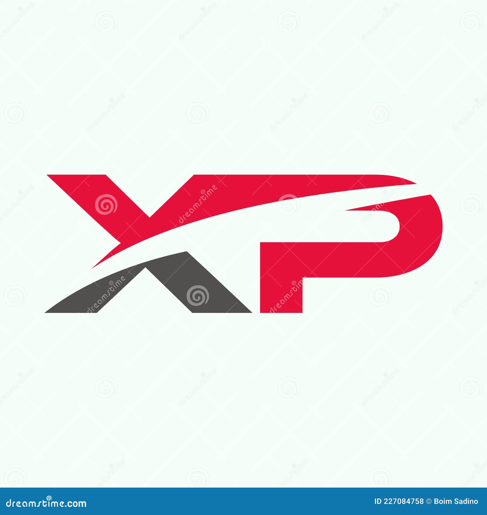 XP logo stock vector. Illustration of advertising, line - 227084758
