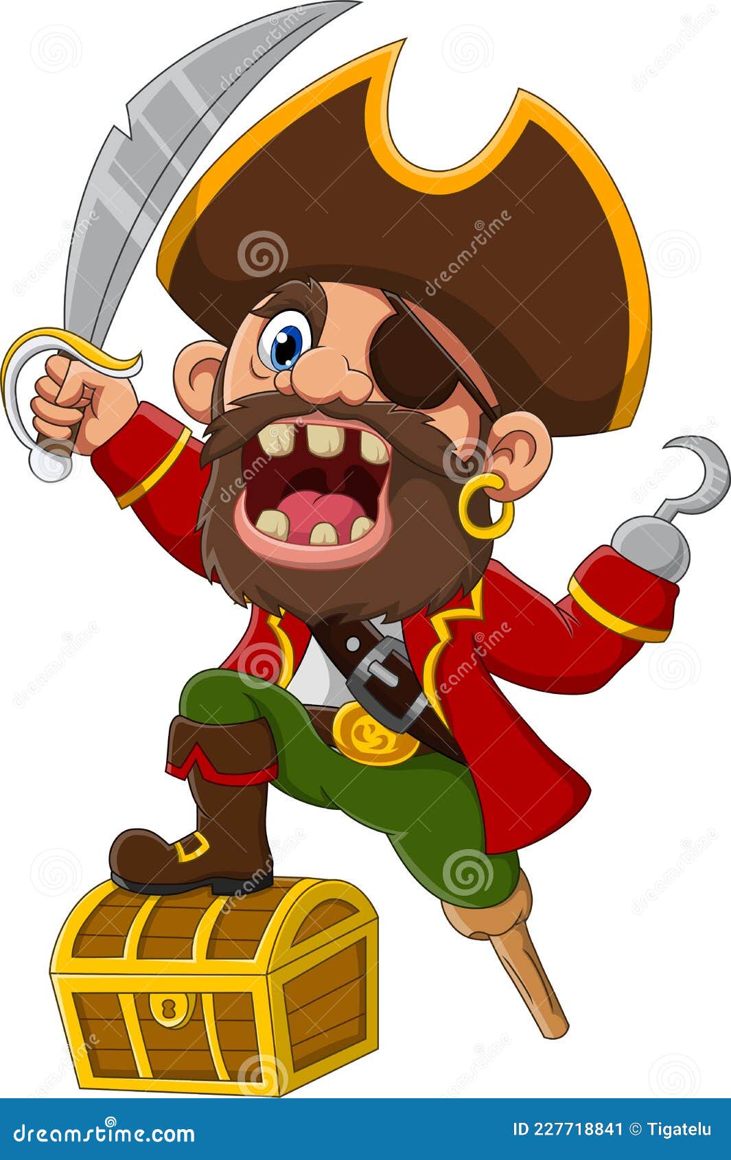 Cartoon Captain Armband Isolated On White Background Stock Photography ...